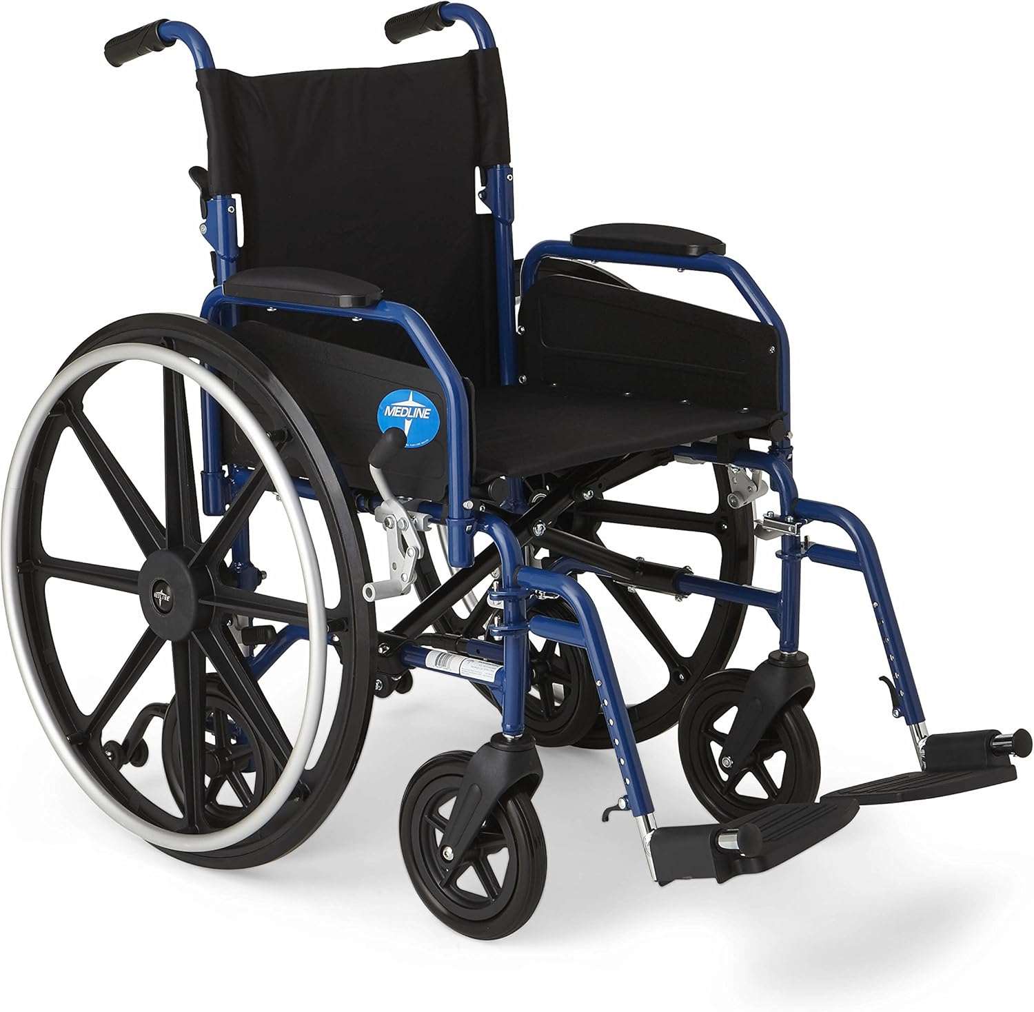 Medline Hybrid 2 Transport Wheelchair 18 in