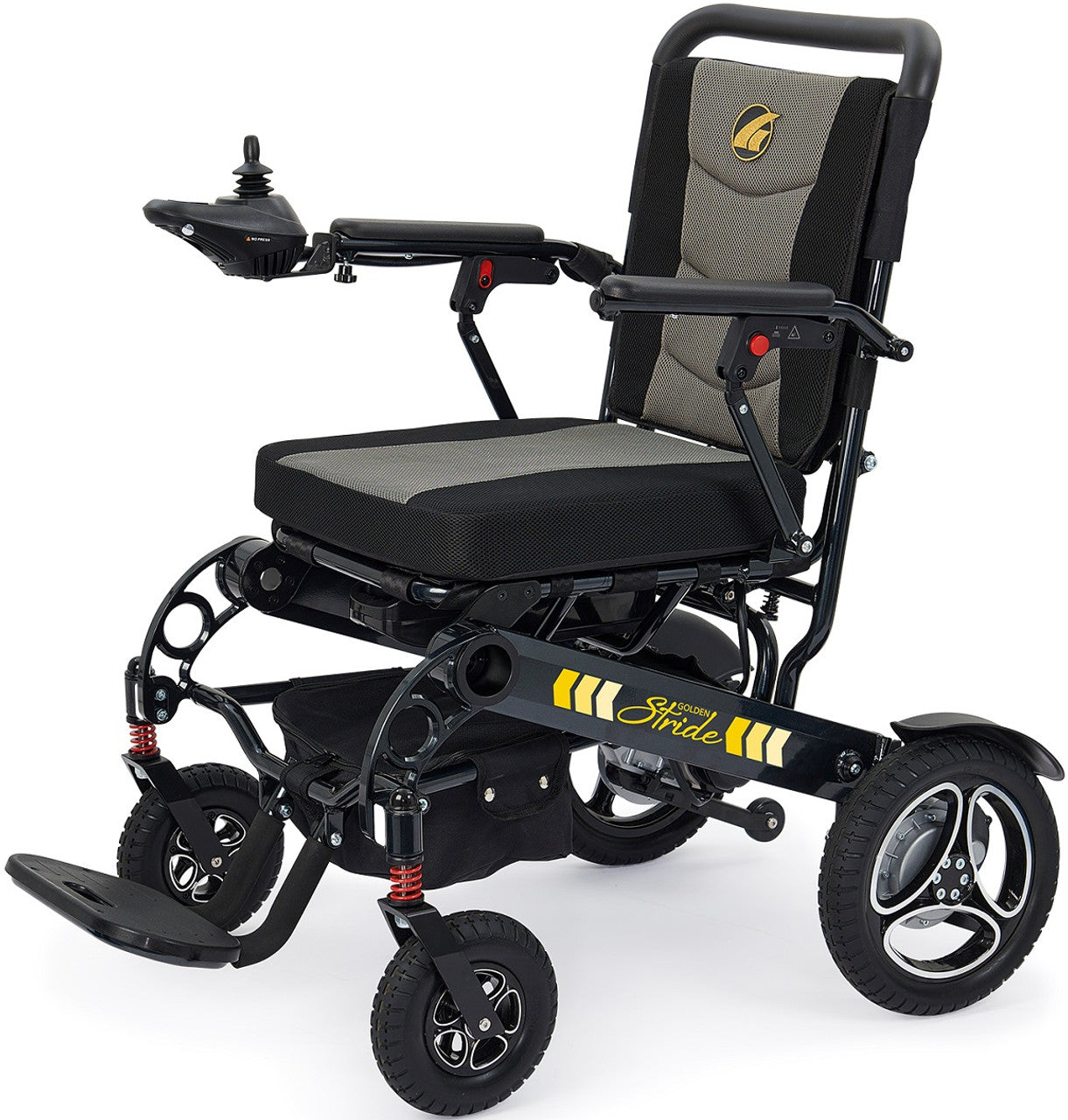Golden Stride Foldable Power Wheelchair - Comfortable Mobility